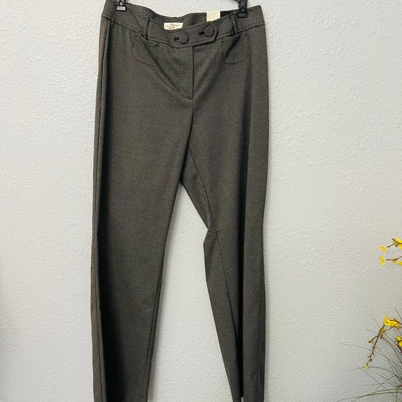 LOFT | Pants & Jumpsuits | Ann Taylor Loft Julie Dress Pants Size 8 Flare Leg Stretch Contoured ...
